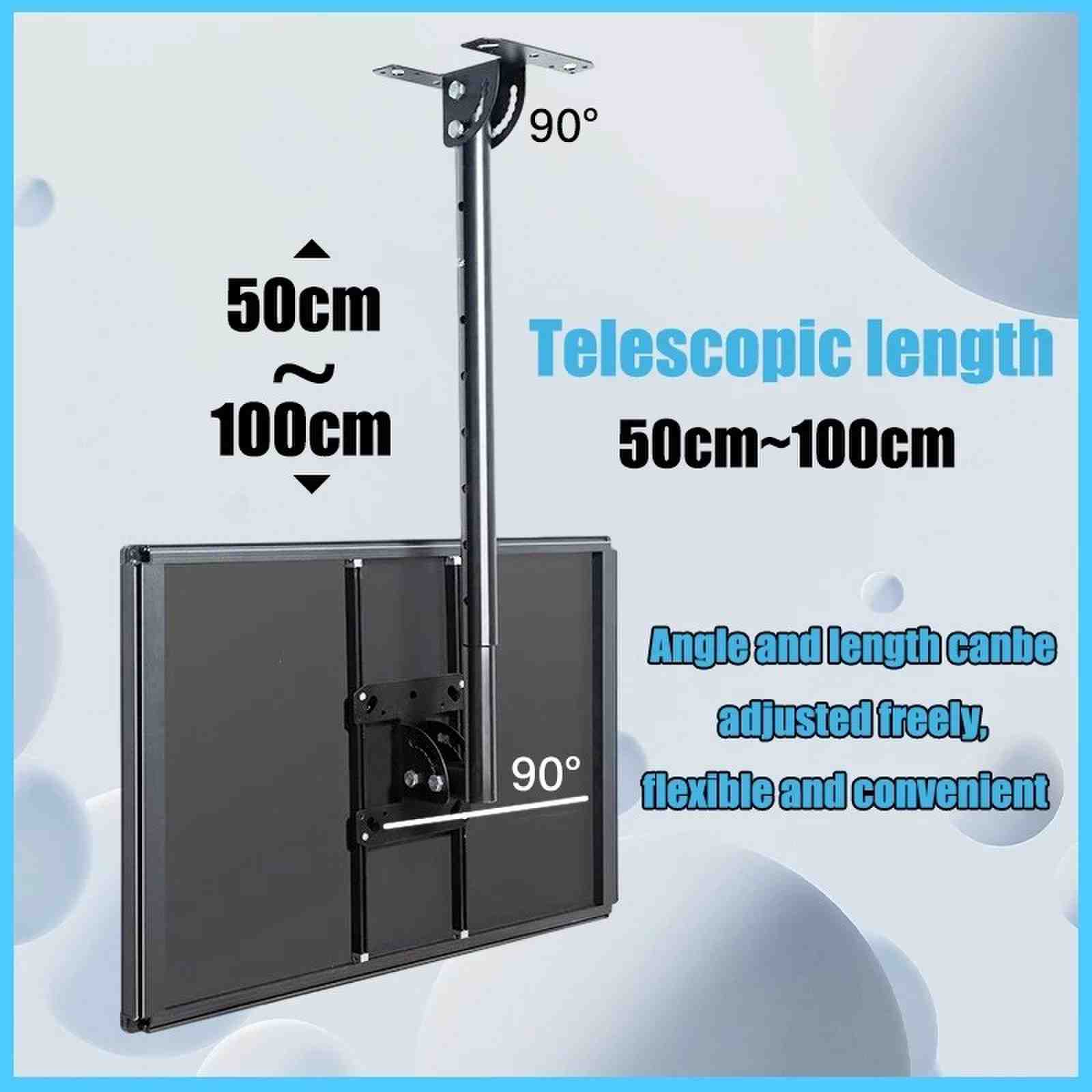 LED billboard display With telescopic boom hanging menu board display ...