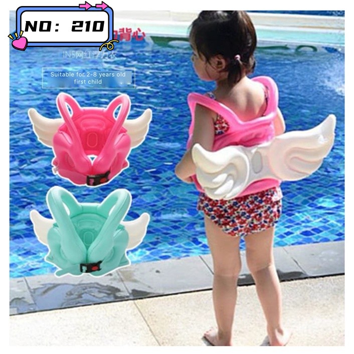 kids infaltable vest swimsuit boys life jacket water inflatable toys ...