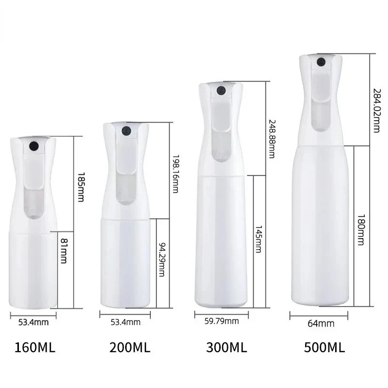 300ML 500ML Spray Bottle Continuous Spray Nano Fine Mist Spray Bottle ...