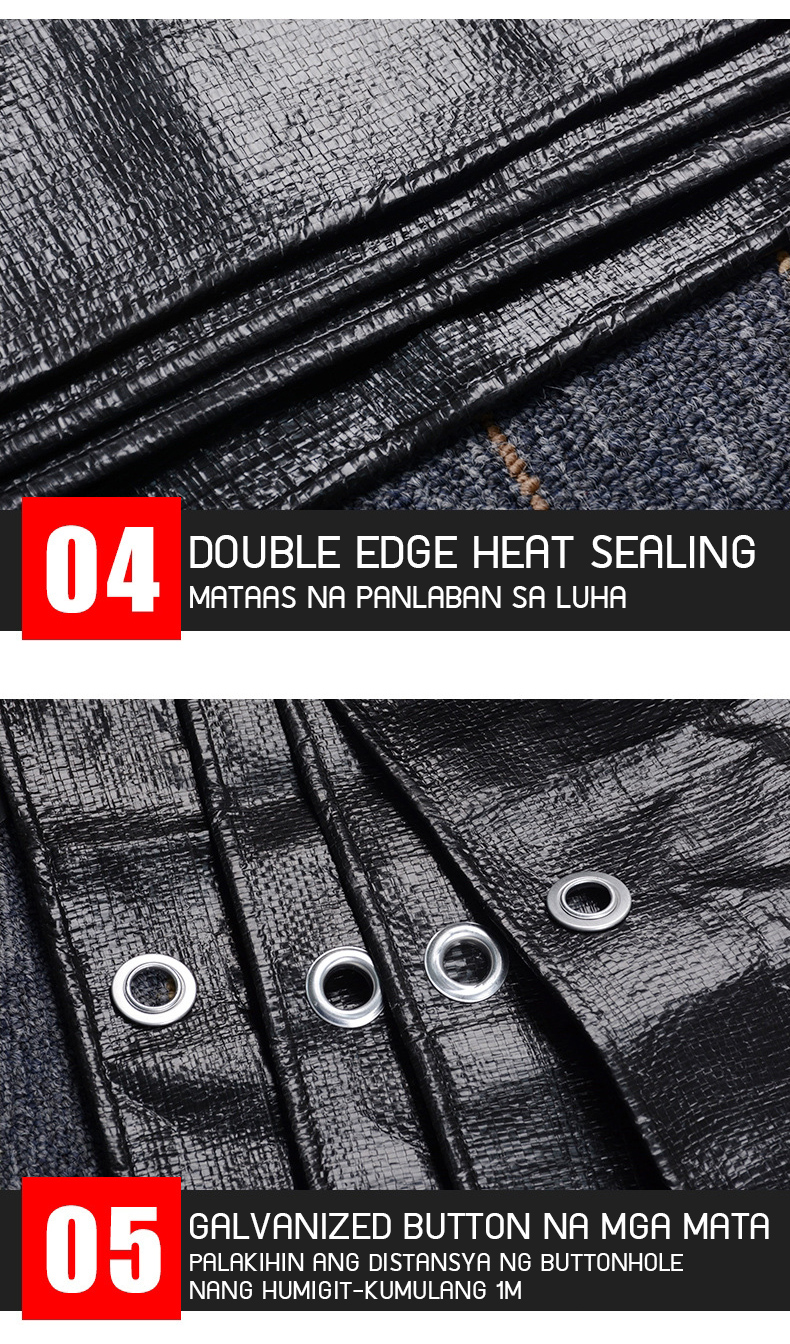 Trapal waterproof makapal 6FTx9FT Trapal Lona Tolda Tarpaulin ...