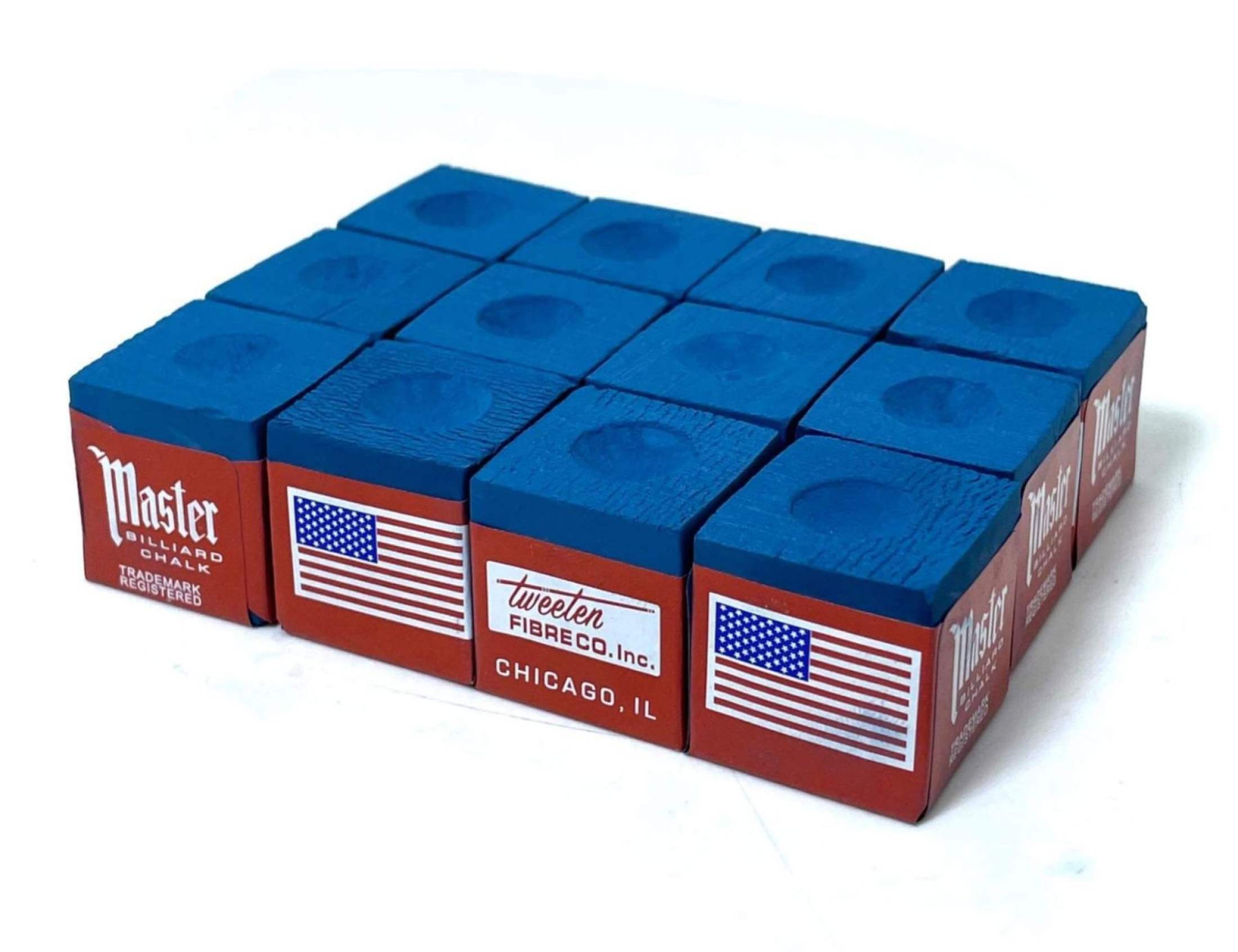Master Billiard Chalk Blue Tisa - 1 Dozen (12pcs) | Shopee Philippines