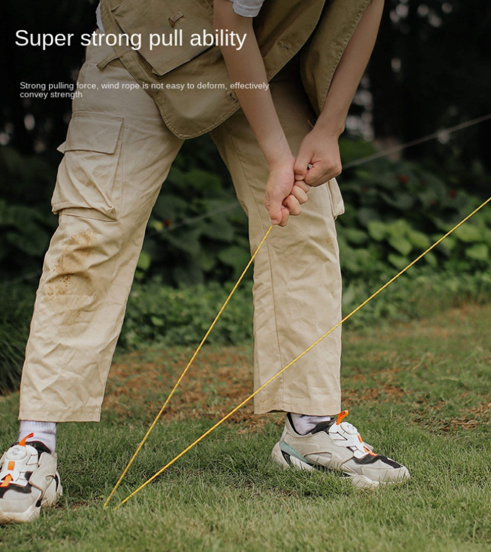 4M Camping Equipment Rope Outdoor Umbrella Rope Tent Fixed Rope Canopy ...