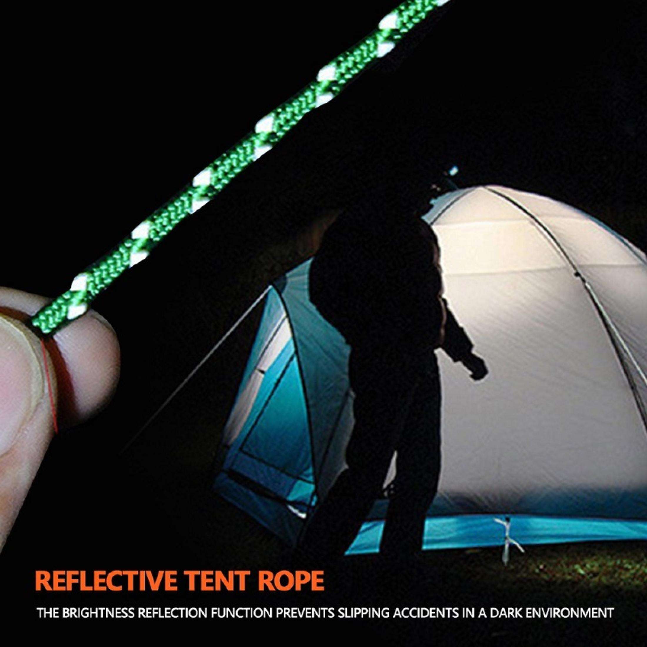 4M Camping Equipment Rope Outdoor Umbrella Rope Tent Fixed Rope Canopy ...