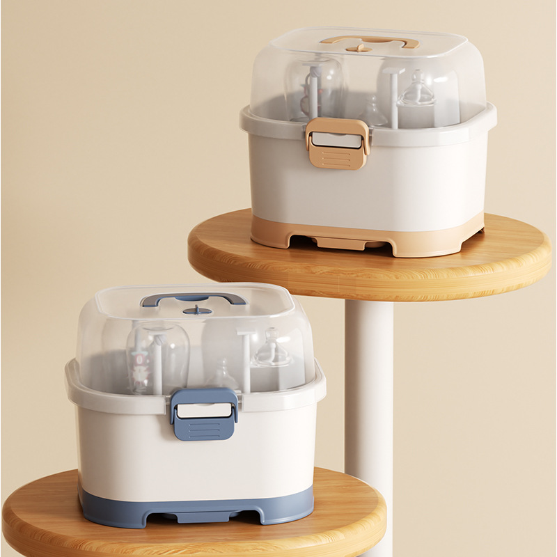 Goodbata Baby Feeding Bottle Storage Box Dustproof Tableware Cupboards ...