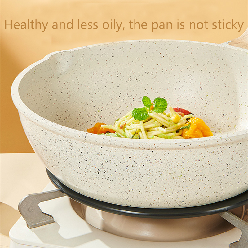 【LEUSE】Medical Stone Non-Stick Cookware Set - 5 Colors - Healthy Frying ...