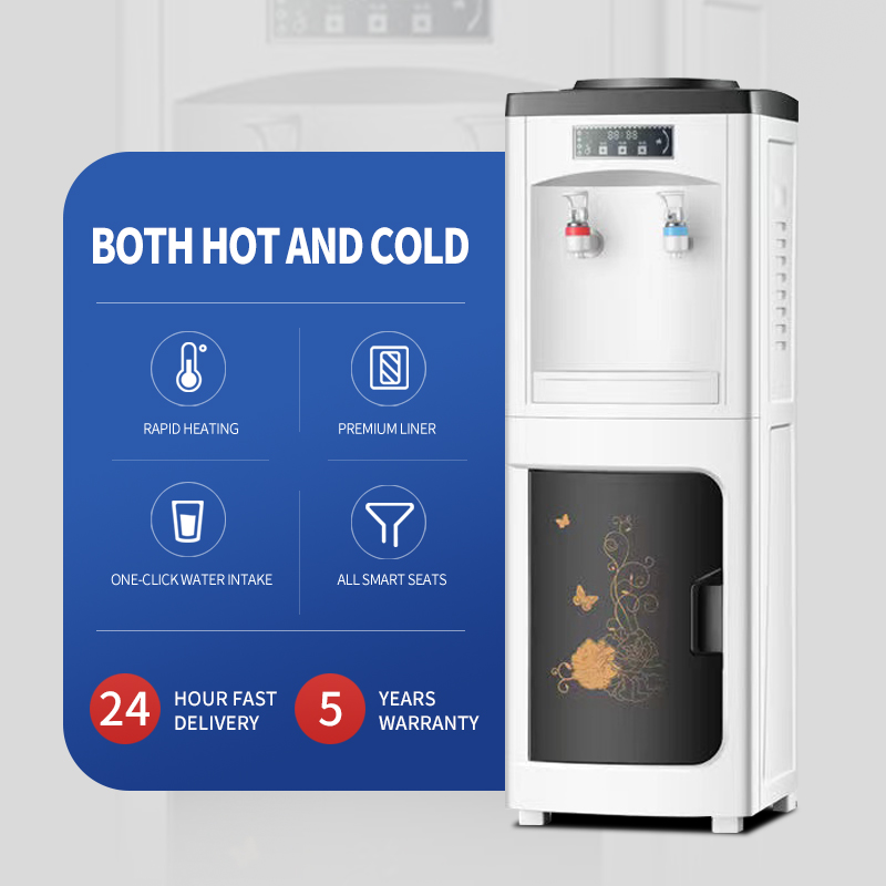 E-Living Water Dispenser Hot and Cold With Locker Large Compartment ...