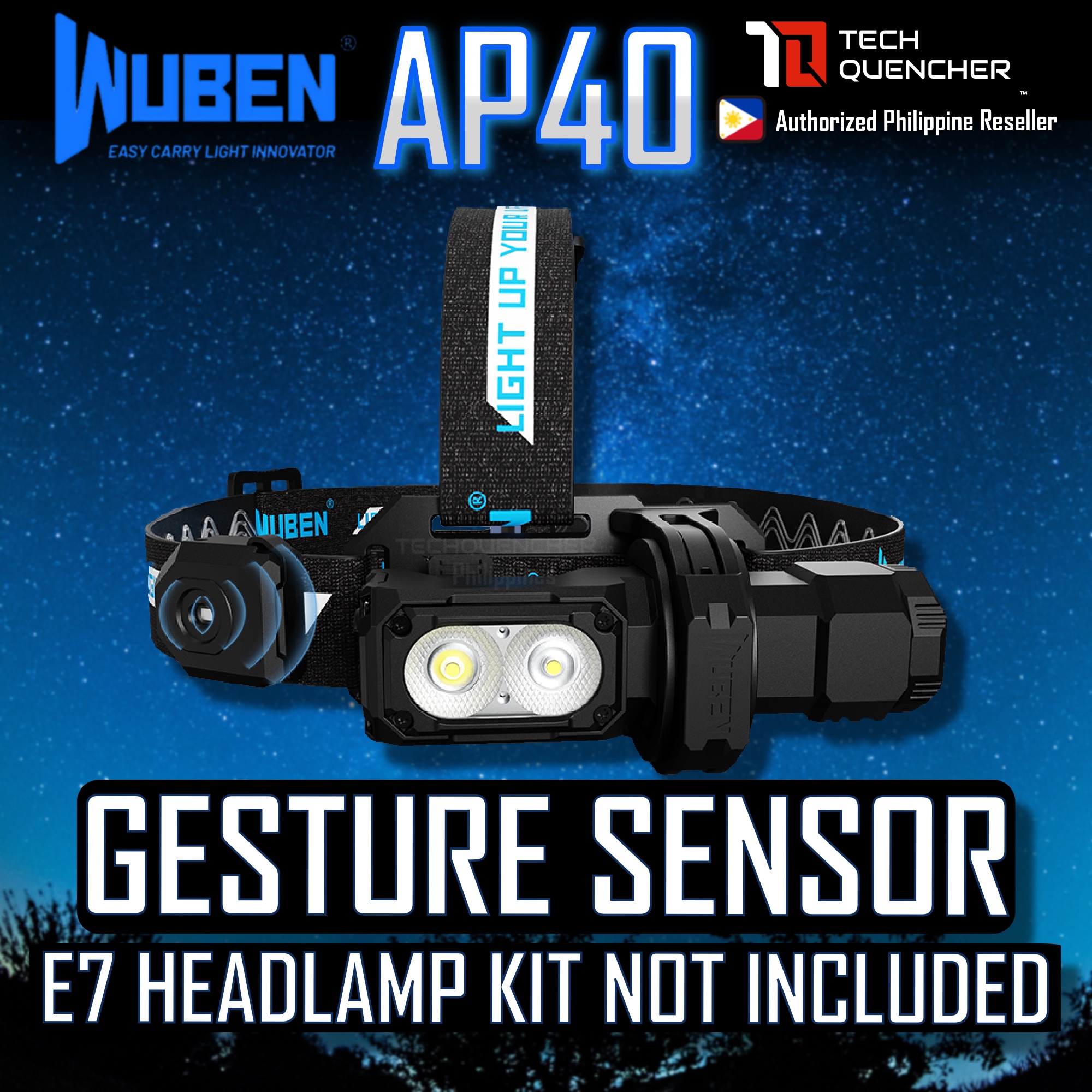 Wuben AP40 Gesture Sensor Switch for E7 - Hands Free Operation - Wuben ...