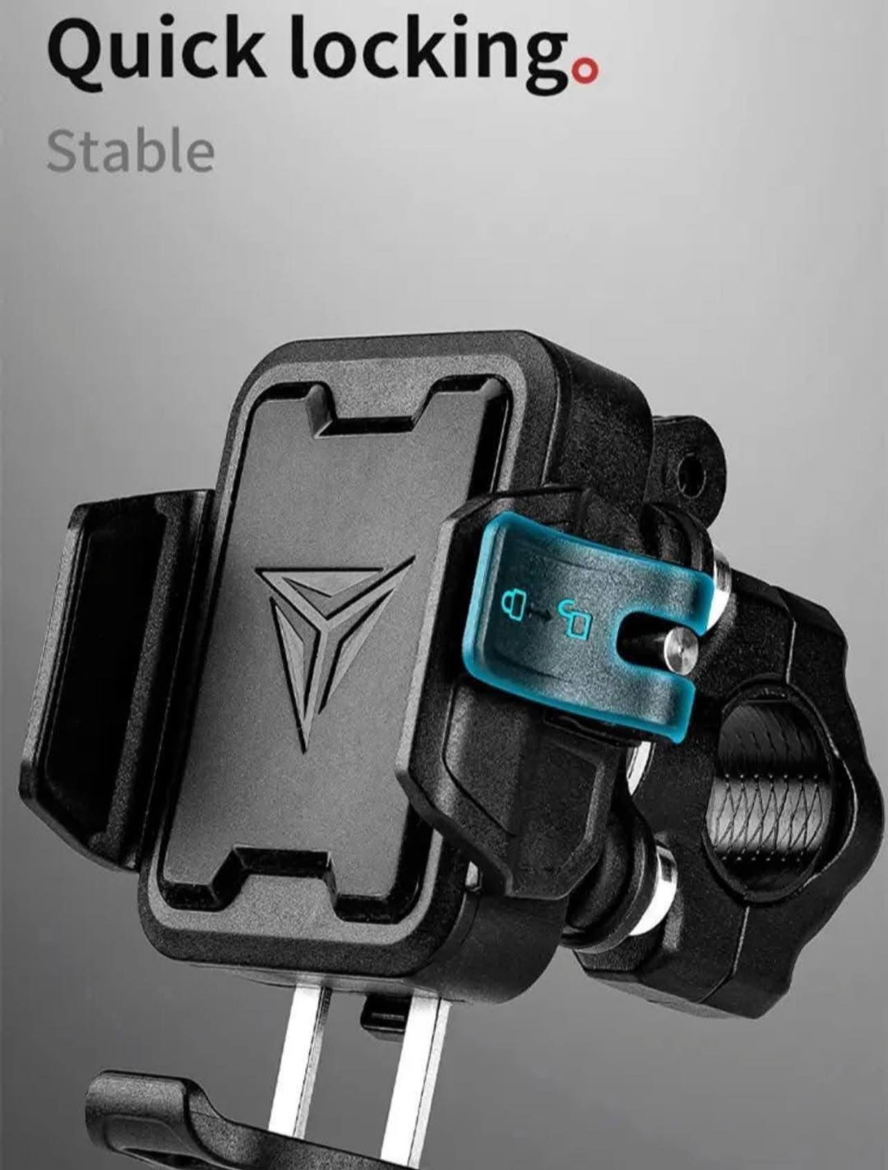 Motowolf Mobile Phone Holder V8 MH1 With Vibration Dampener Quick Lock ...