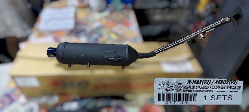 Sun racing pipe Nmax v2/Aerox v2 blue tip | Shopee Philippines