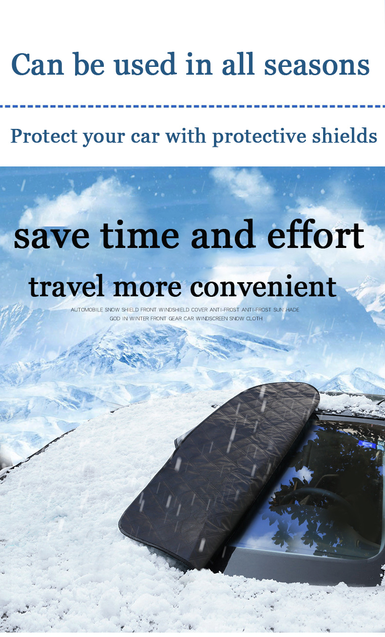 Upgraded 3 layers thickened car windshield cover car sun shade ...