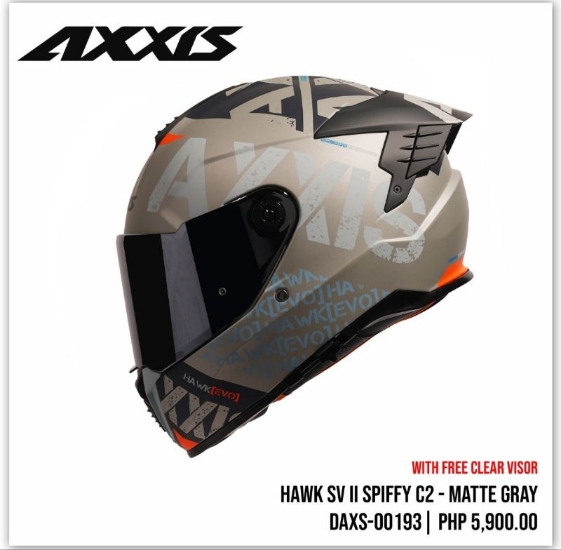 SEC AXXIS FULLFACE DUAL VISOR | Shopee Philippines
