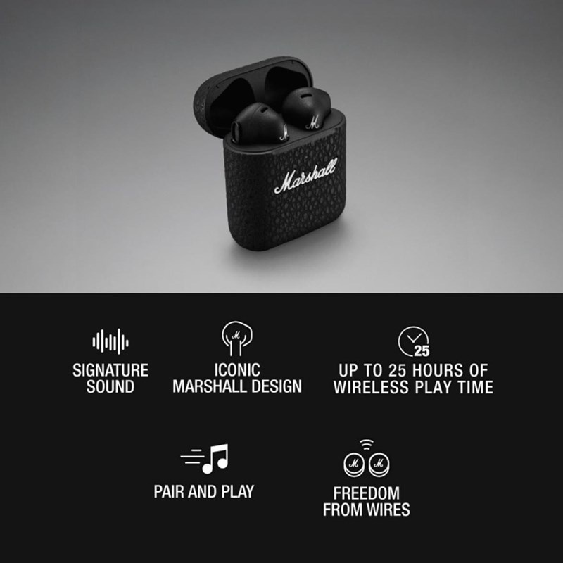 𝑴𝒂𝒓𝒔𝒉𝒂𝒍𝒍 Minor III True Wireless Bluetooth Earbuds – In-Ear | Built-in ...