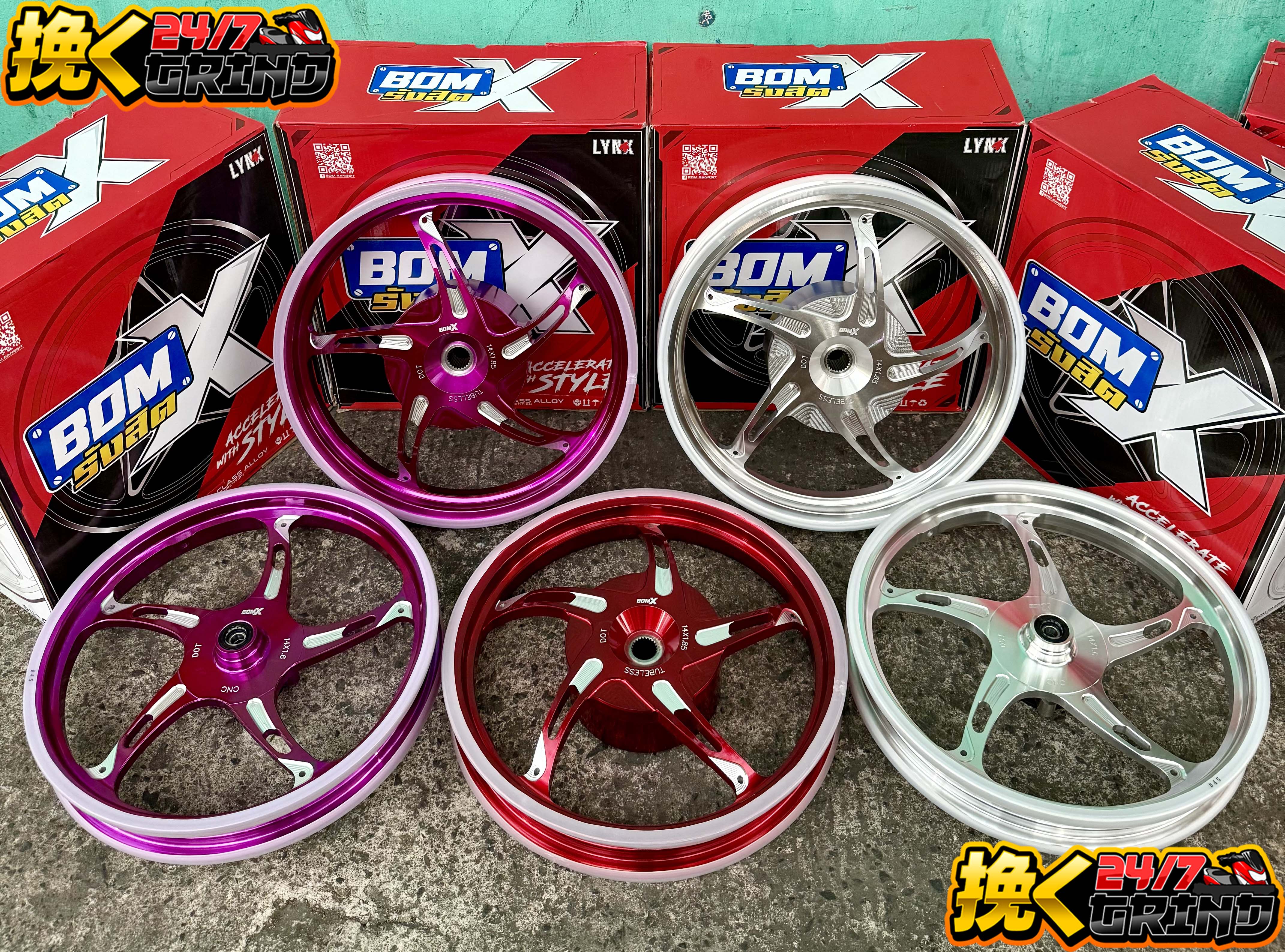 BOM RANGSIT MAGS HYDRA For Honda Click 125/ 150 v1 v2 v3 (5 Spokes) HEAVY DUTY | Shopee Philippines