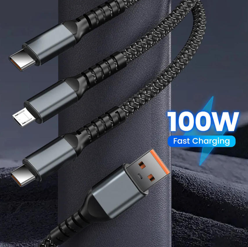 TDA-218 100W Ultra-fast Charging Line Digital Multi-function Three-in ...