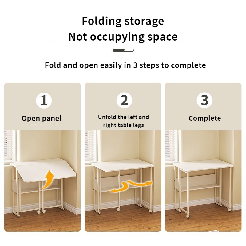 Folding Table Study Table Computer Table Multifunctional Portable Table ...