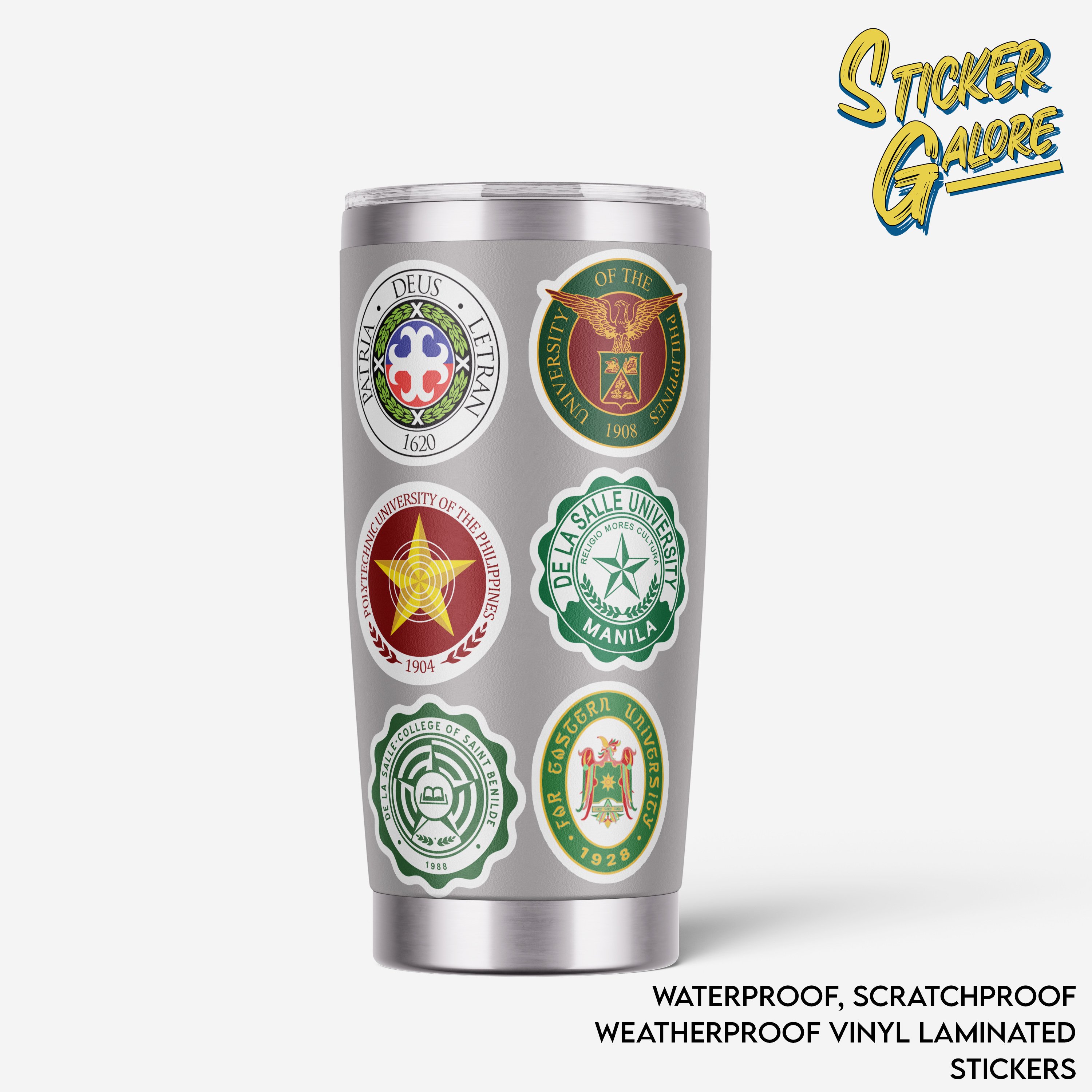 UNIVERSITY SEAL WATERPROOF STICKERS | UAAP AND NCAA STICKERS | VINYL ...