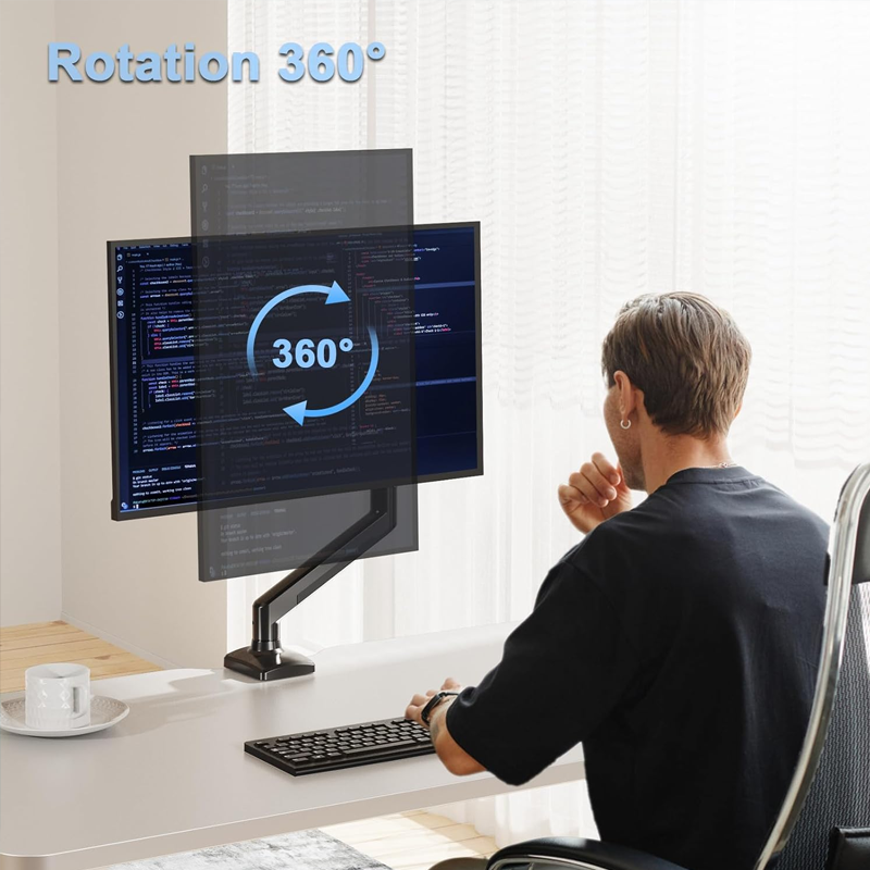 EXPOSE Monitor stand dual monitor mount for desk monitor riser portable ...