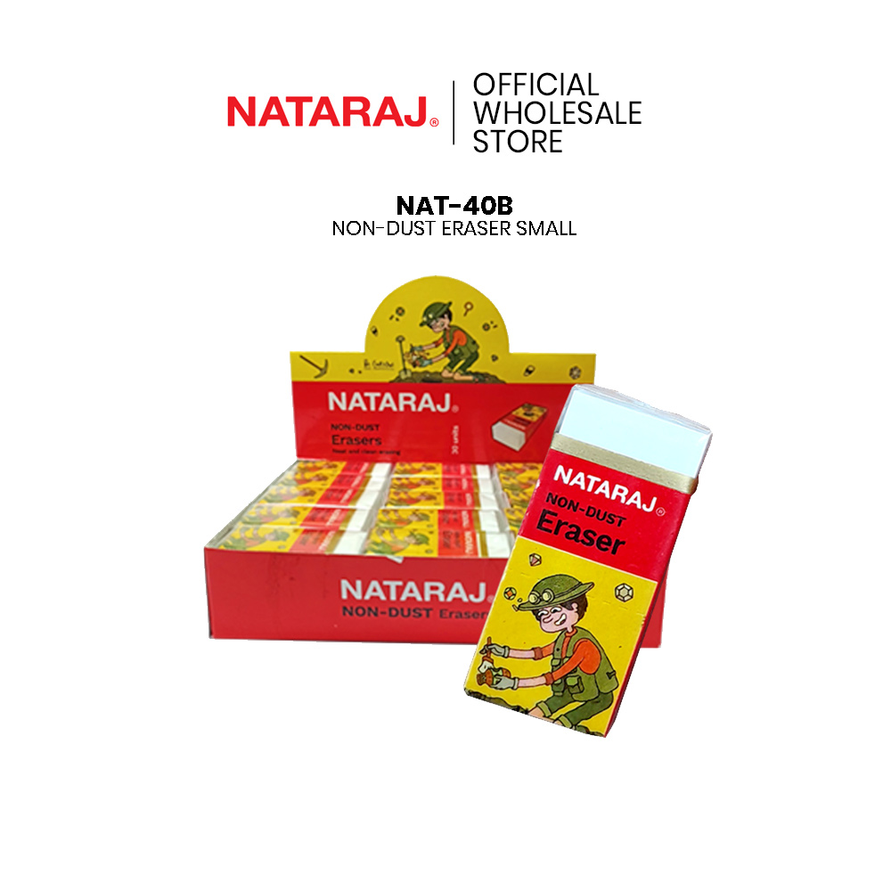 Nataraj 36 boxes Eraser 30's Non-Dust Small (NAT-40B) | Shopee Philippines