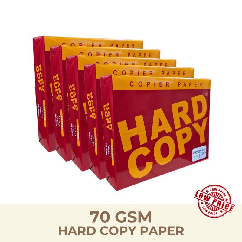 Hard Copy Bond Paper Short / A4 / Long Letter Substance 20 / 70gsm ...