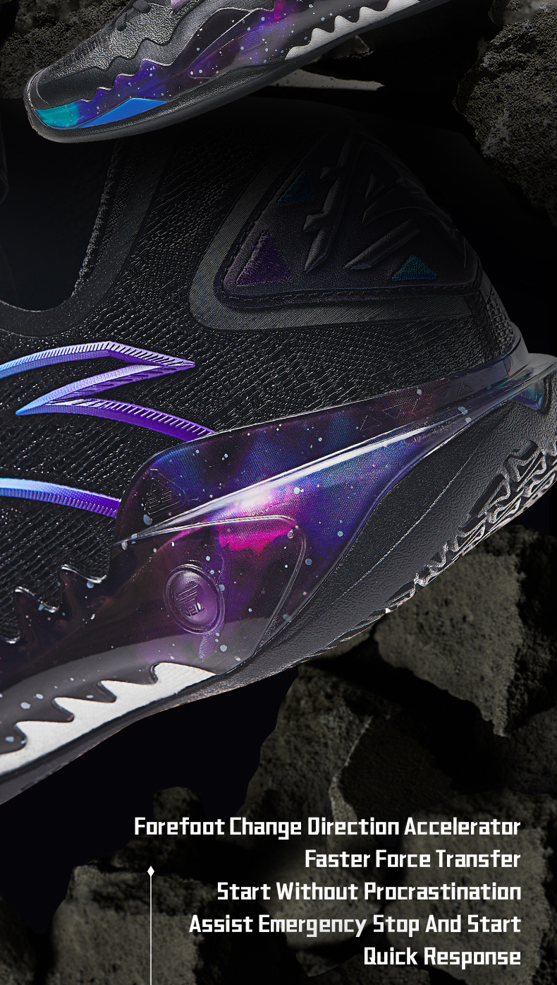 ANTA Shock Wave 5 Kyrie Irving Basketball Shoes Outdoor Stability Shock ...