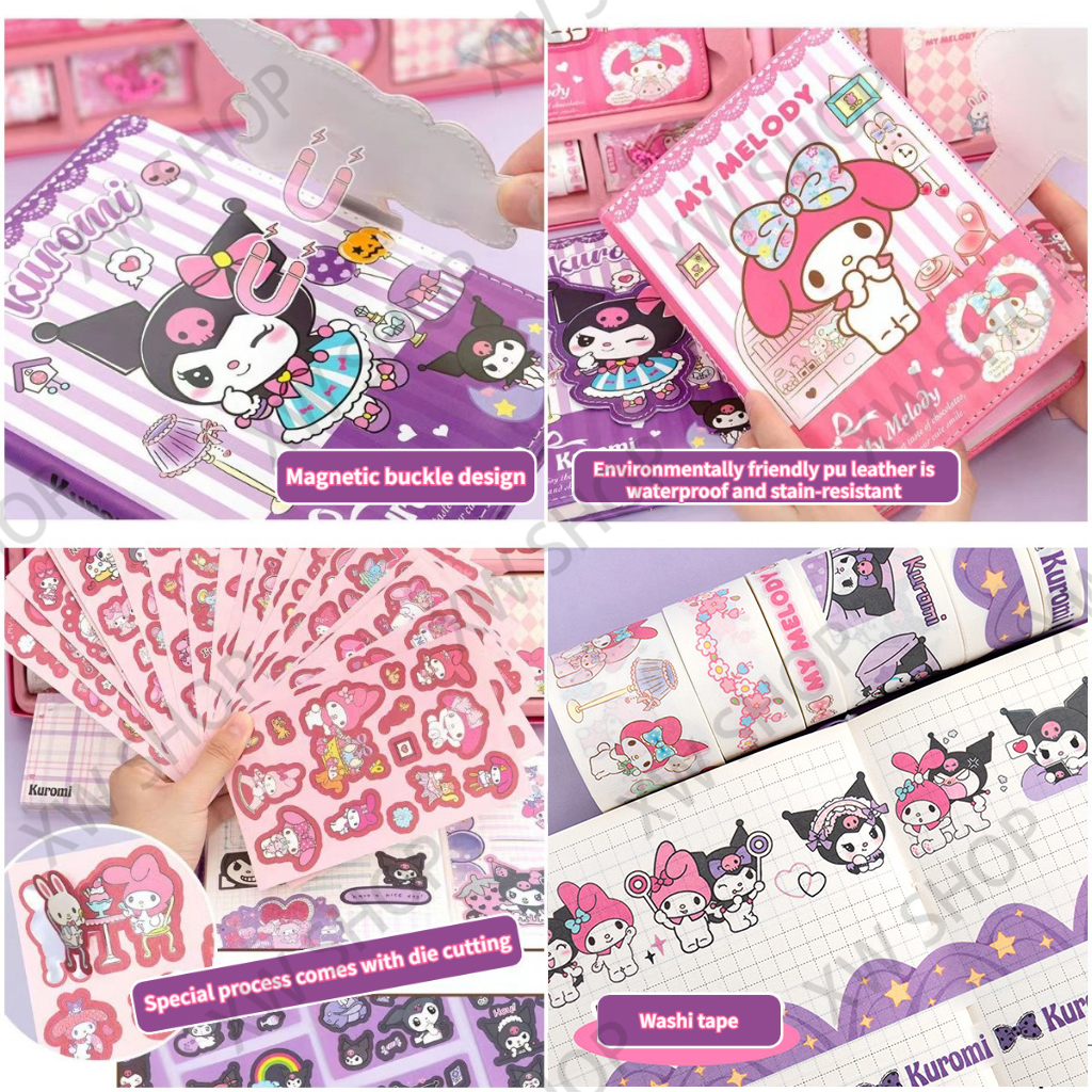Sanrio Handbook Melody Stationery Set Handbook Gift Box Children Girls ...