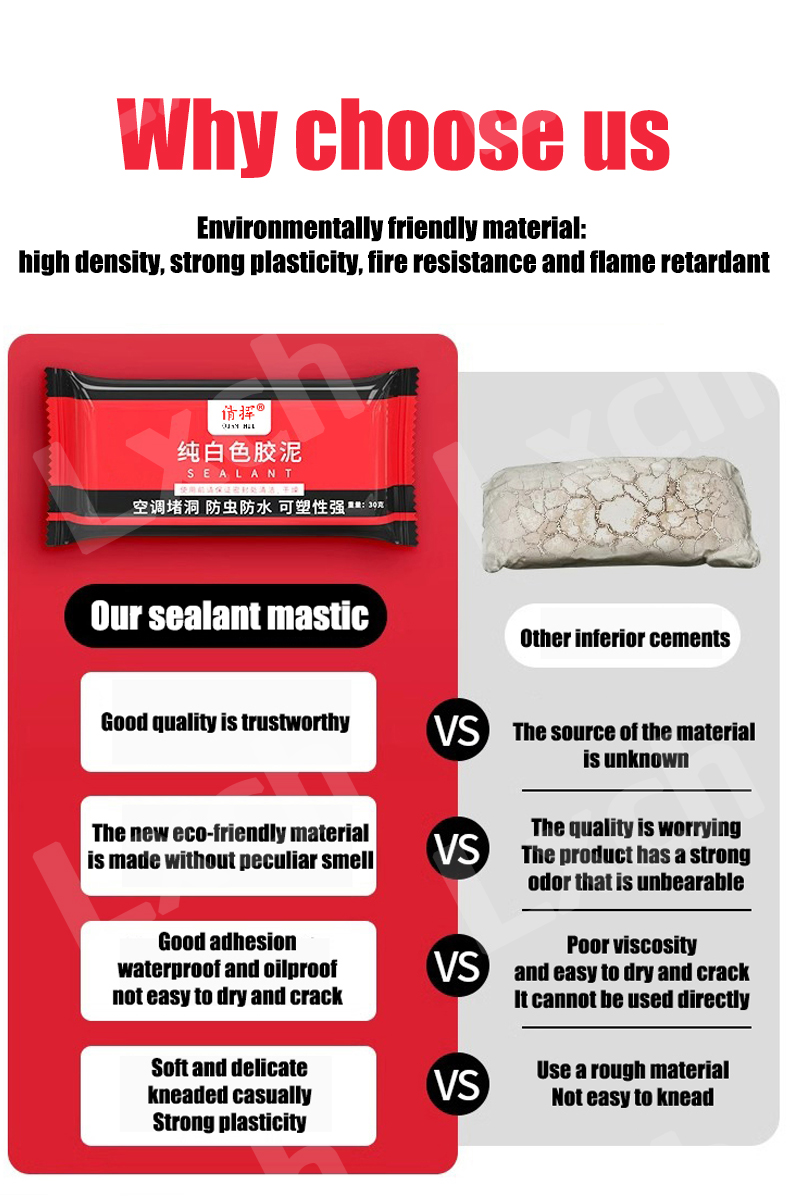 COD Waterproof Silicon Sealant Wall Hole Sealant Clay Air Conditioning ...