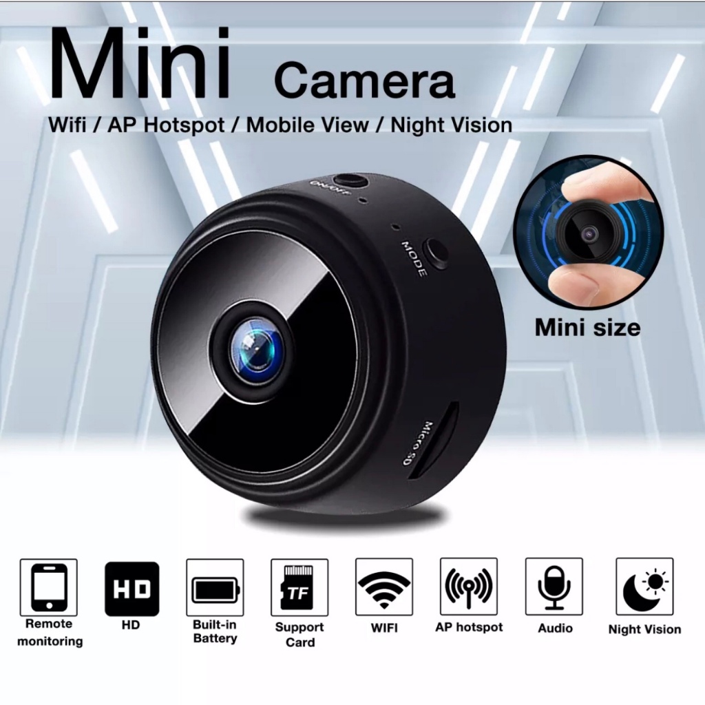 A9 Mini Camera 1080P HD CCTV Camera Webcam Wifi Wireless Surveillance ...