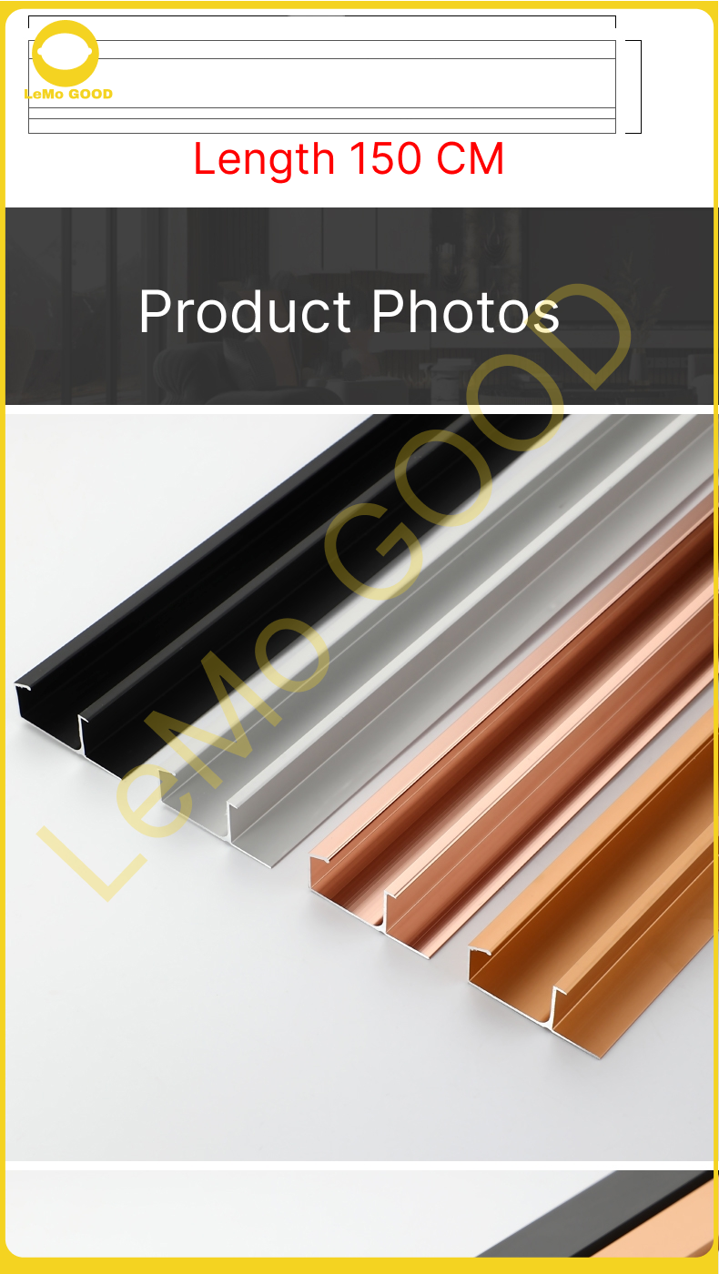 1.5 Meters Kitchen Cabinet Handle Modern Continuous Handle For Cabinet ...