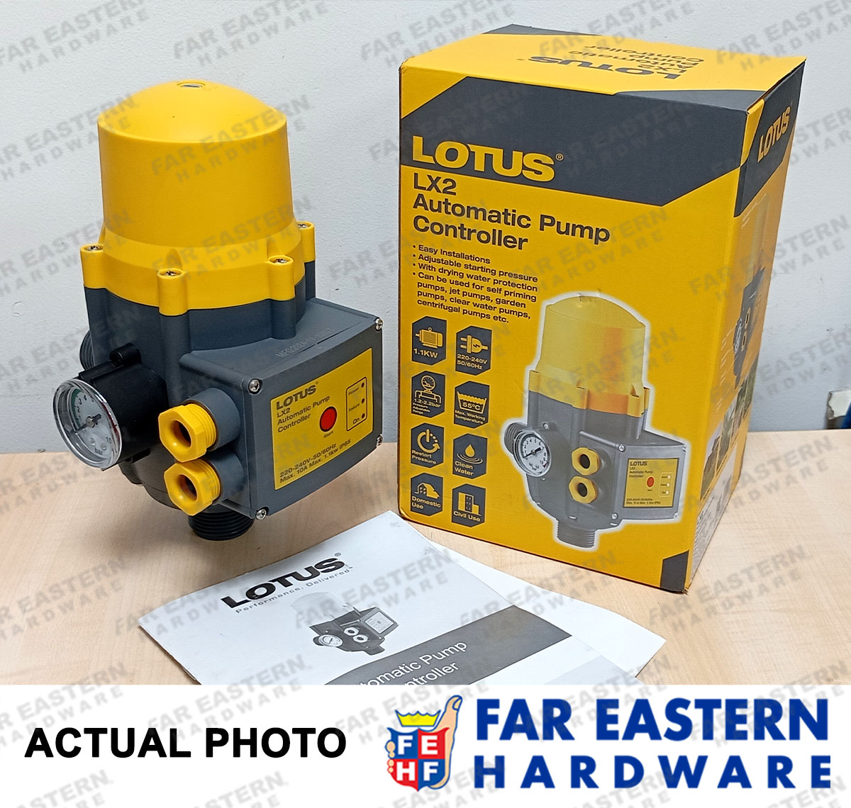 LOTUS Automatic Water Pump Control LX2 LTVAR | Shopee Philippines