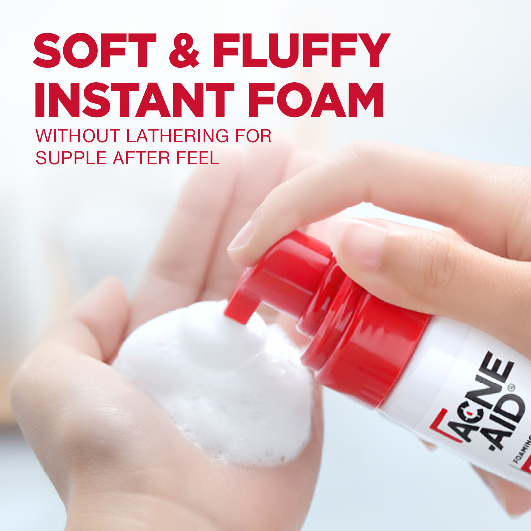 ACNE-AID Oil Control Foaming Face Wash 100ml | Shopee Philippines