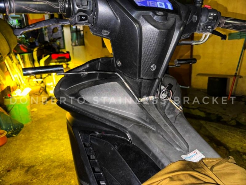 Yamaha Sniper 155 Heavy Duty Stainless Bracket for Tdd Lights, Lazergun ...