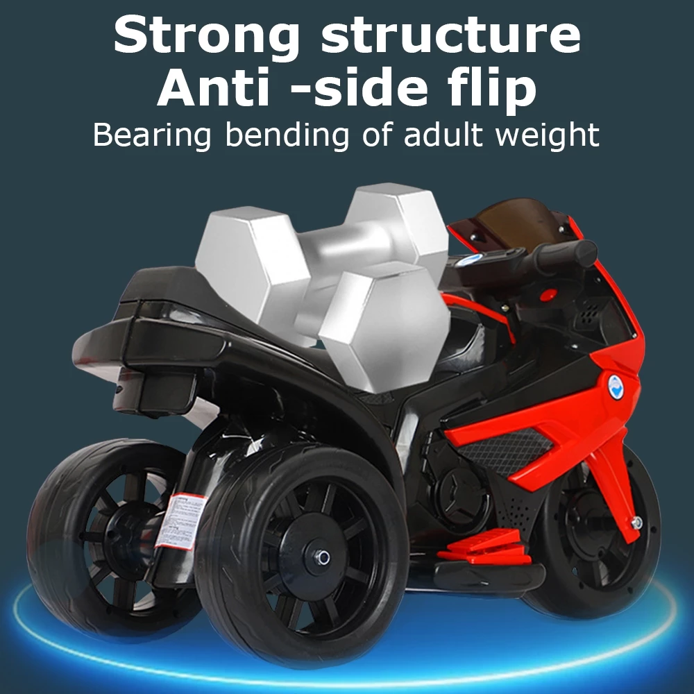 Rechargeable Motor For Kids with Remote Control Motorbike for kids1-6 ...