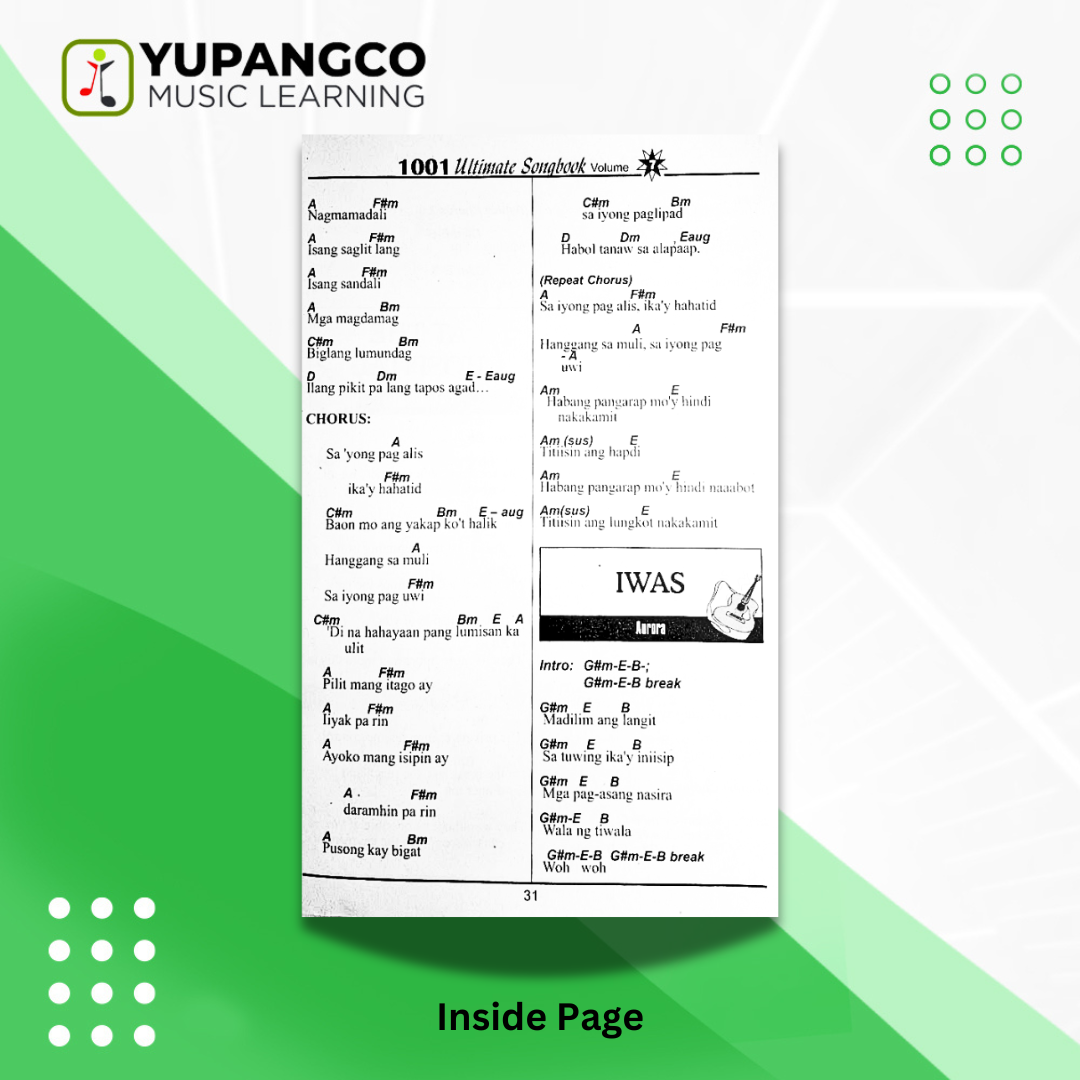 1001 ULTIMATE SONGBOOK VOL. 7 - Lyrics with Guitar Chords | Shopee ...