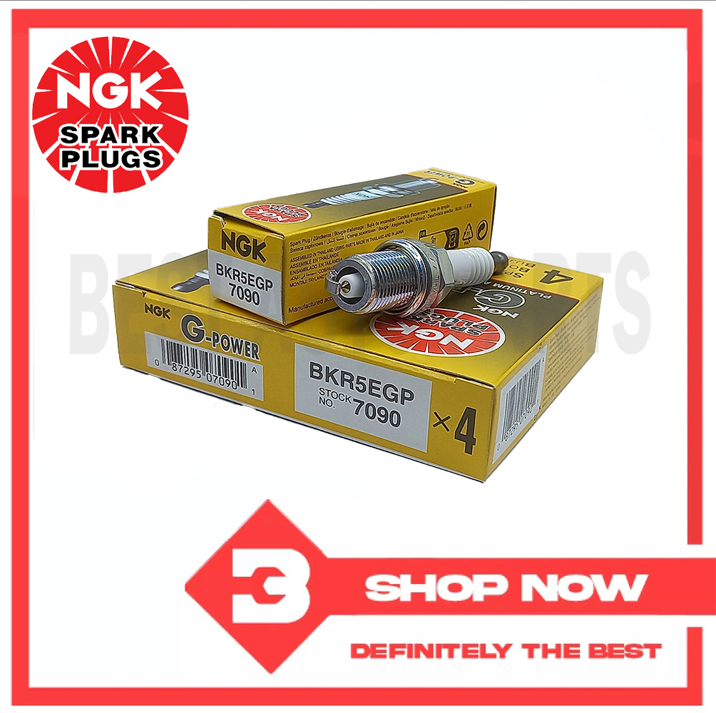 NGK BKR5EGP G-Power Spark Plug ( 4pcs / 1 Box ) | Shopee Philippines