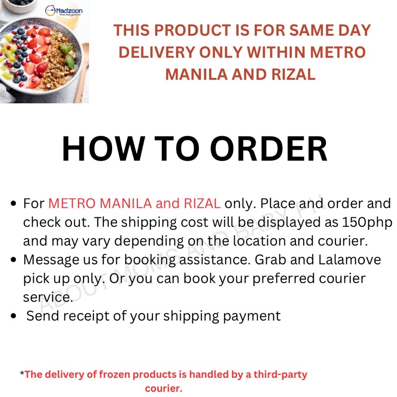 Madzoon Authentic Greek Yogurt (METRO MANILA and RIZAL ONLY - Same Day ...