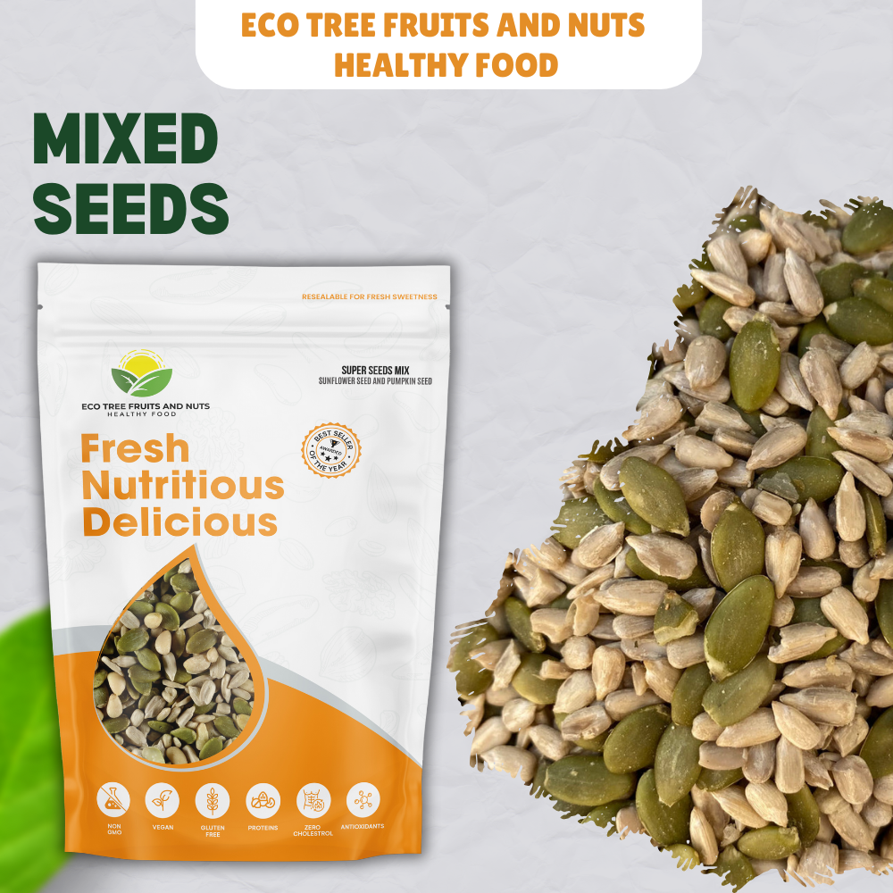 Super Mixed Seeds - Sunflower Seeds & Pumpkin Seeds (250g - 1kg ...