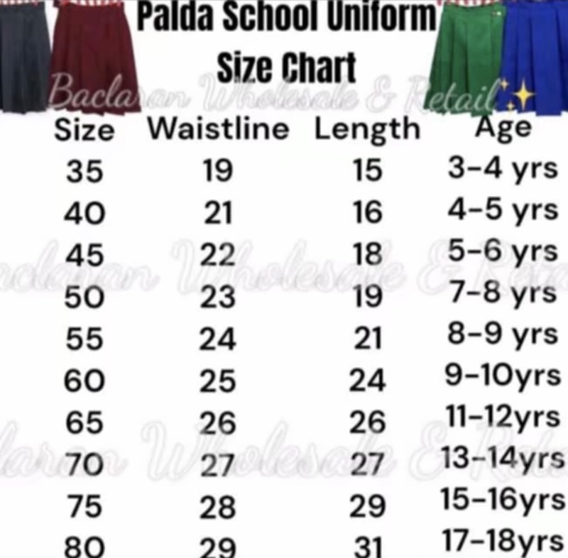 BLUE CHECKERED PALDA NO JUMPER SCHOOL UNIFORM | Shopee Philippines