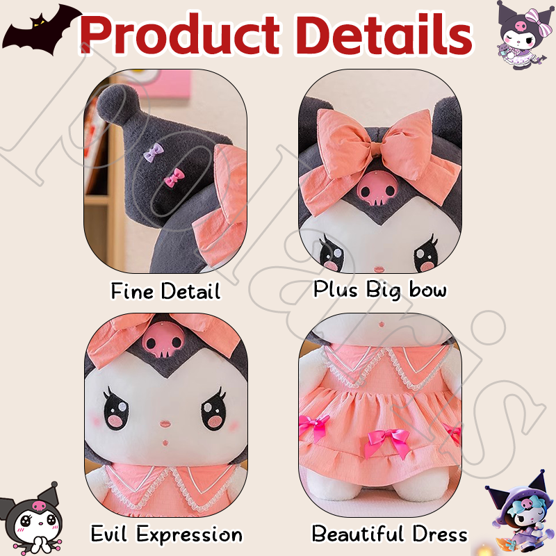 Purple Kurumi Doll Plush Toy Pink Kurumi Pink Melody Purple Melody Bear ...