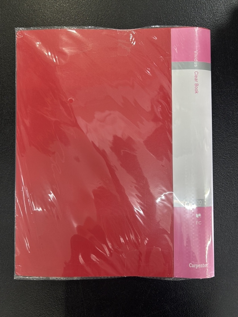 Clear Book A4 and Long - 60 / 80/ 100 pockets- Clearbook - Carpenter ...