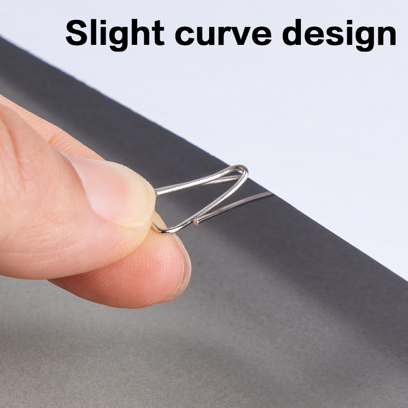 Deli Metal Triangle / Round Paper Clip | Shopee Philippines