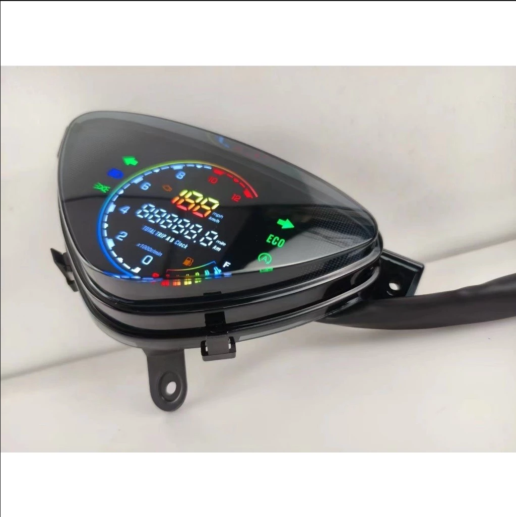 NEW Digital LED Meter Speedometer Odometer Tachometer For YAMAHA Mio ...