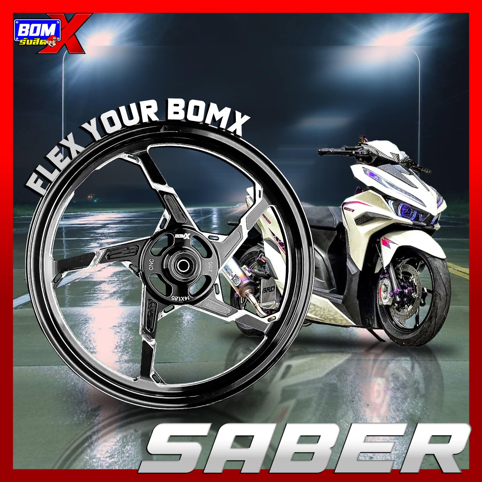 BOM RANGSIT MAGS SABER BOM X SABER Mags For Click 125/150 Mags For ...