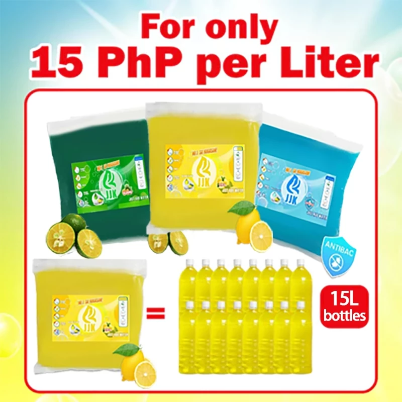JJK DIY dishwashing LIQUID KIT 3Lto15L Easy Mix formula-calamansi & Lemomn scent | Shopee ...