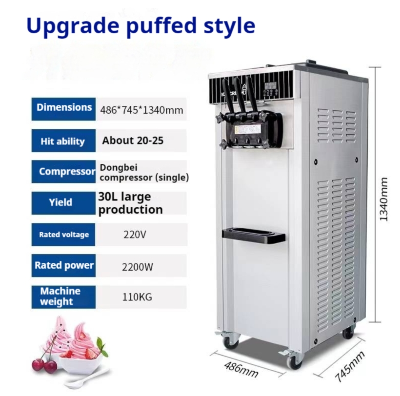 Ice cream machinefor business Ice Cream Maker Full automatic ice cream ...