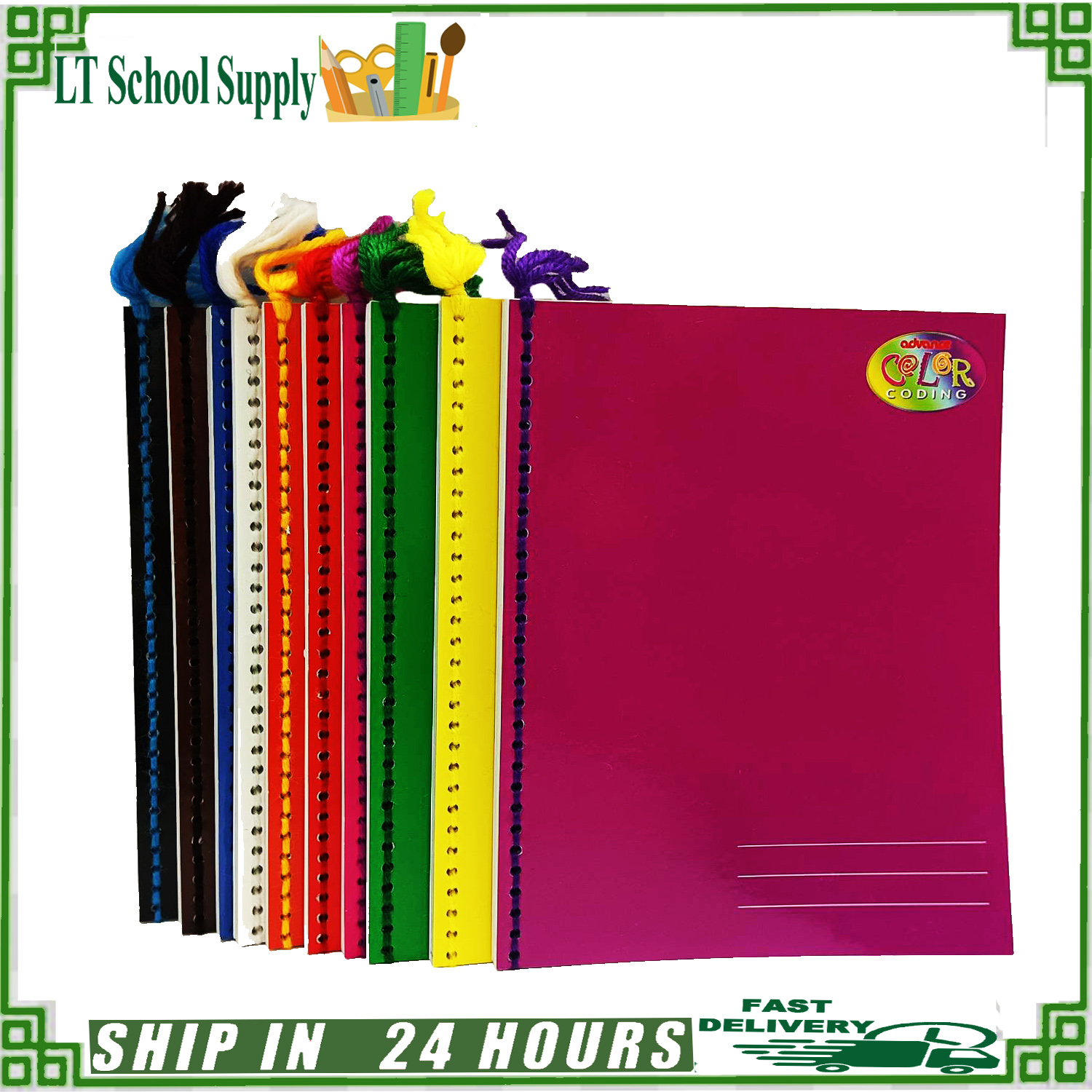 3 Pads Advance Color Coding Notebook 80lvs | Shopee Philippines