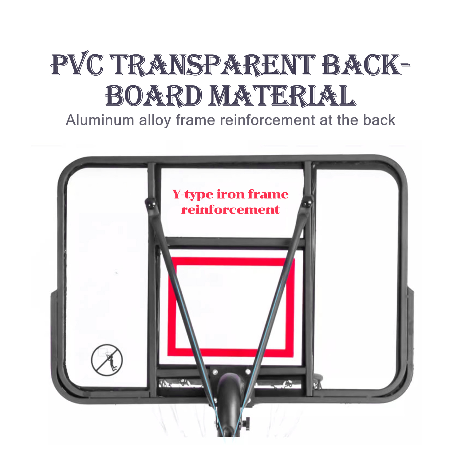 Basketball Hoop Backboard with stand Height-adjustable Set For Kids and ...