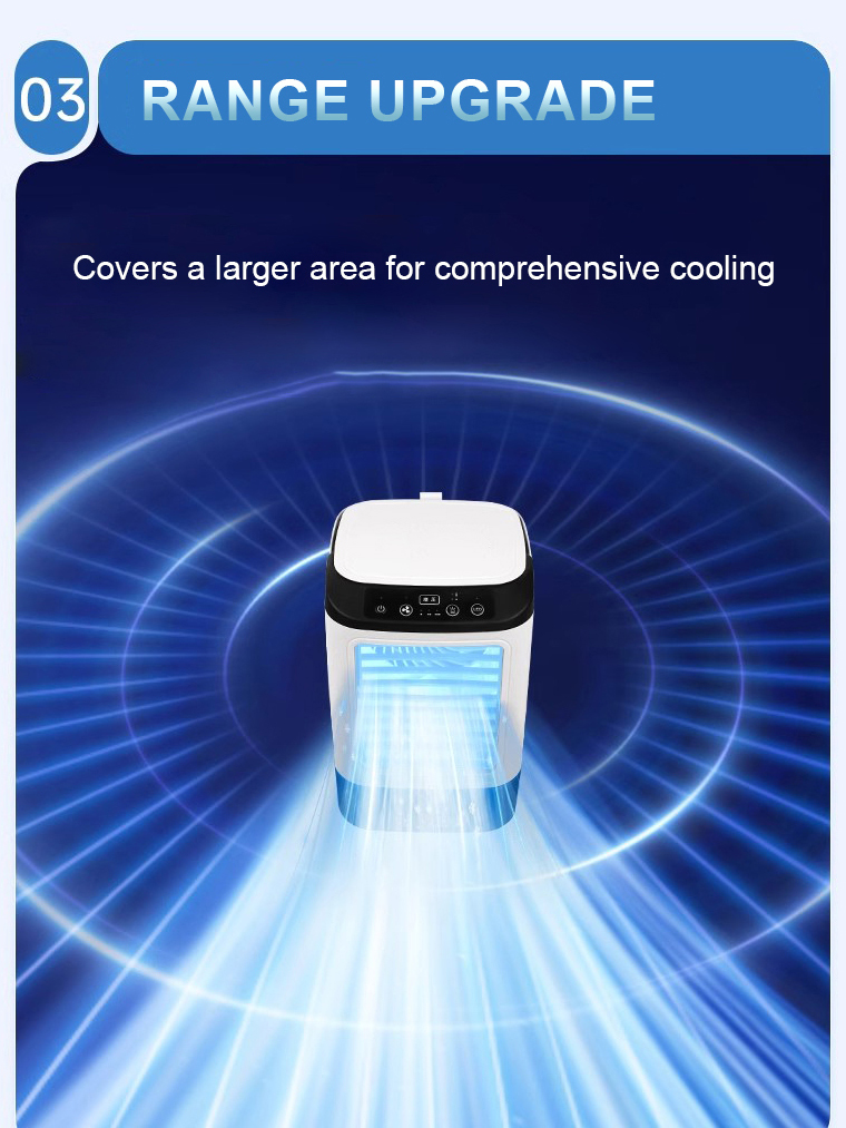 TIXX Desktop Air Cooler Fan 900ml Mini Desktop portable Style Aircons ...