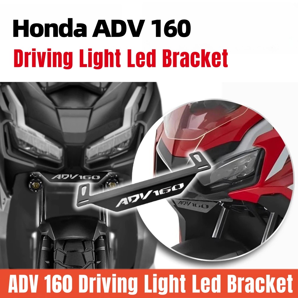 【24H Ship】HONDA ADV 160 HEAVY DUTY MINI DRIVING LIGHT LED BRACKET FOR ...