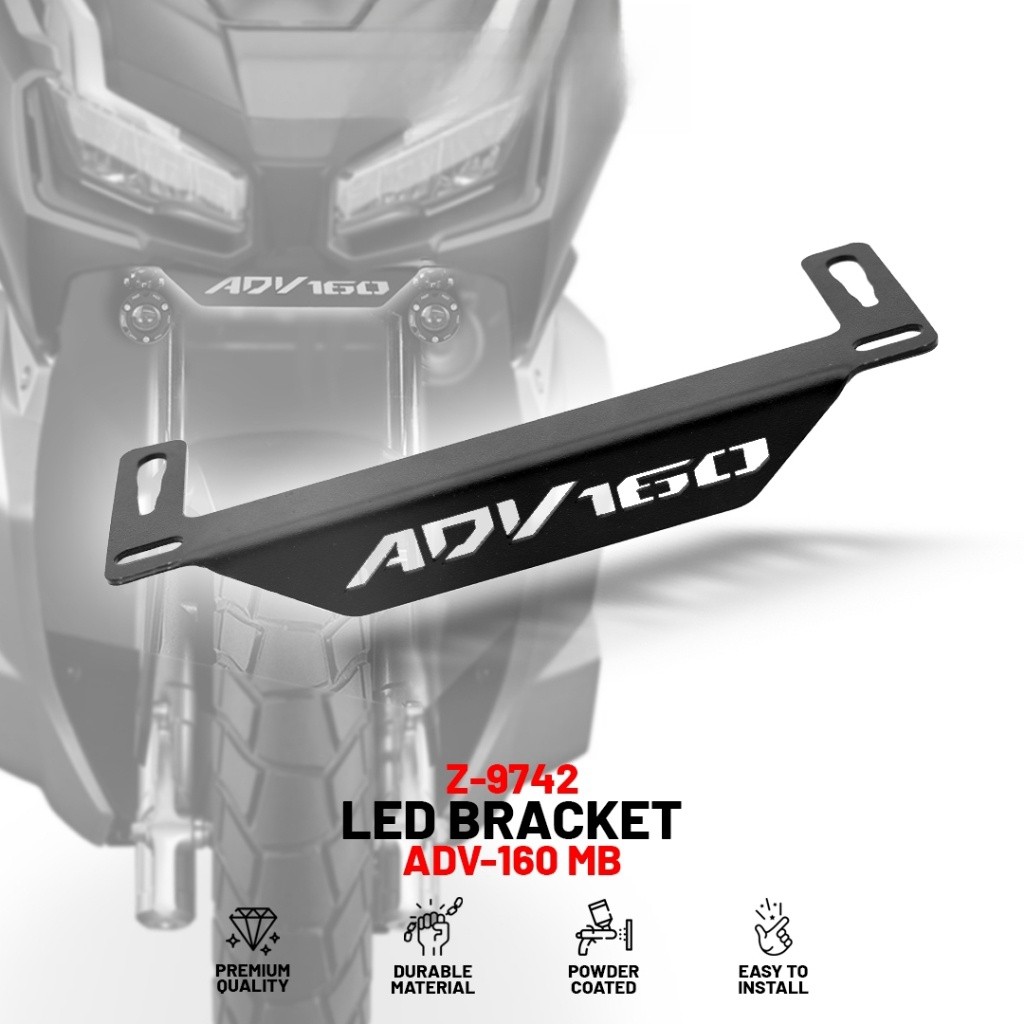 【24H Ship】HONDA ADV 160 HEAVY DUTY MINI DRIVING LIGHT LED BRACKET FOR ...