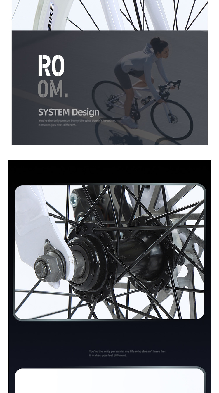 LUANDA Fixie Bikes High Carbon Steel Bike Road Bike Alloy Wheels 700× ...